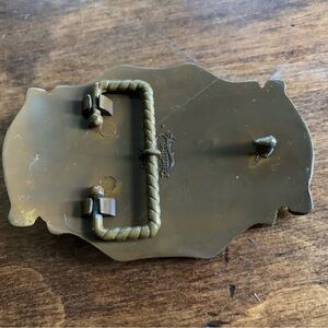 Vintage | Accessories | Vintage Fire Fighter Brass Belt Buckle 7s ...